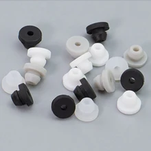 2-10Pcs Silicone Rubber Grommet Plugs Bung With Snap-on Threading Coil ...