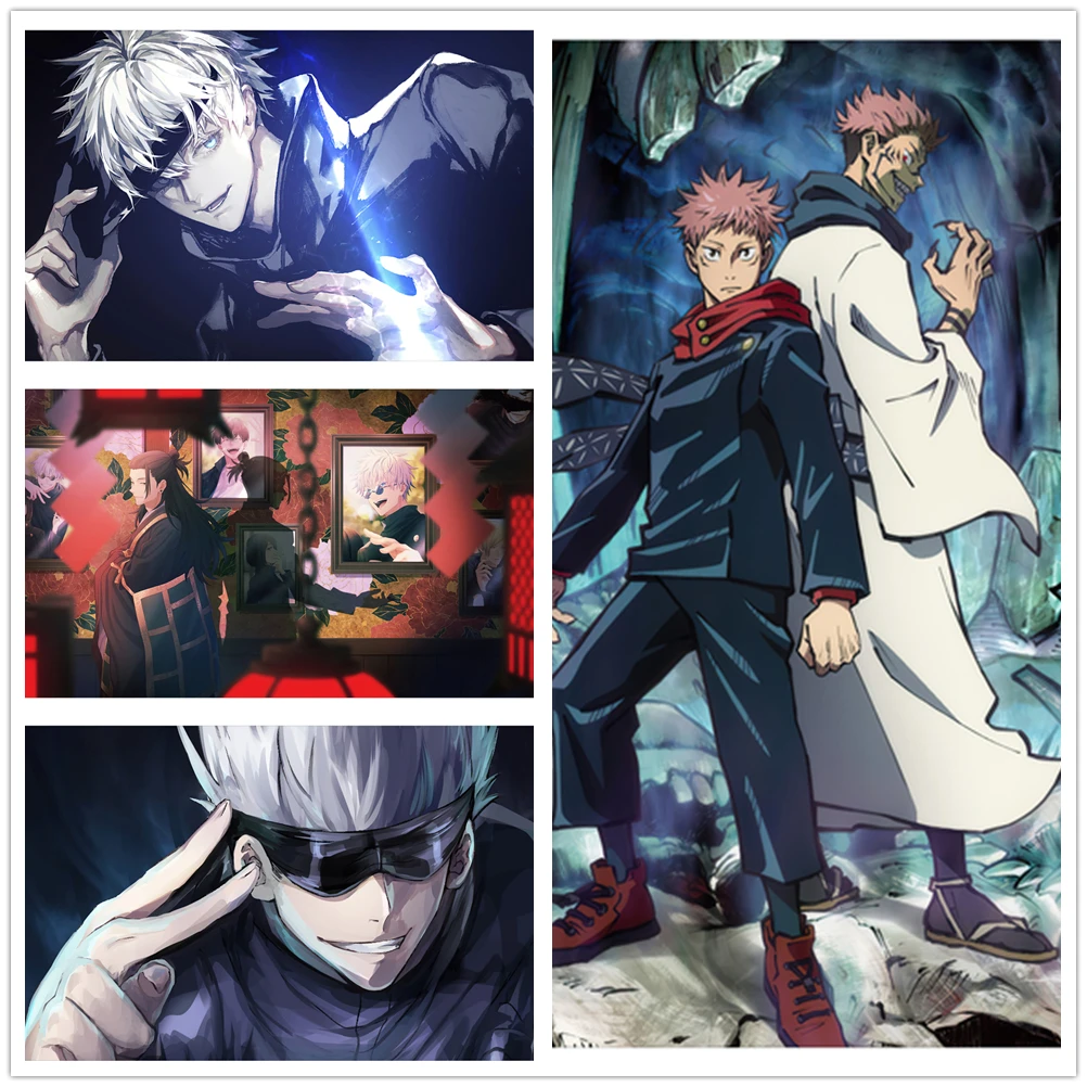 Jujutsu Kaisen Gojo Satoru Anime Poster Canvas Painting HD Prints ...