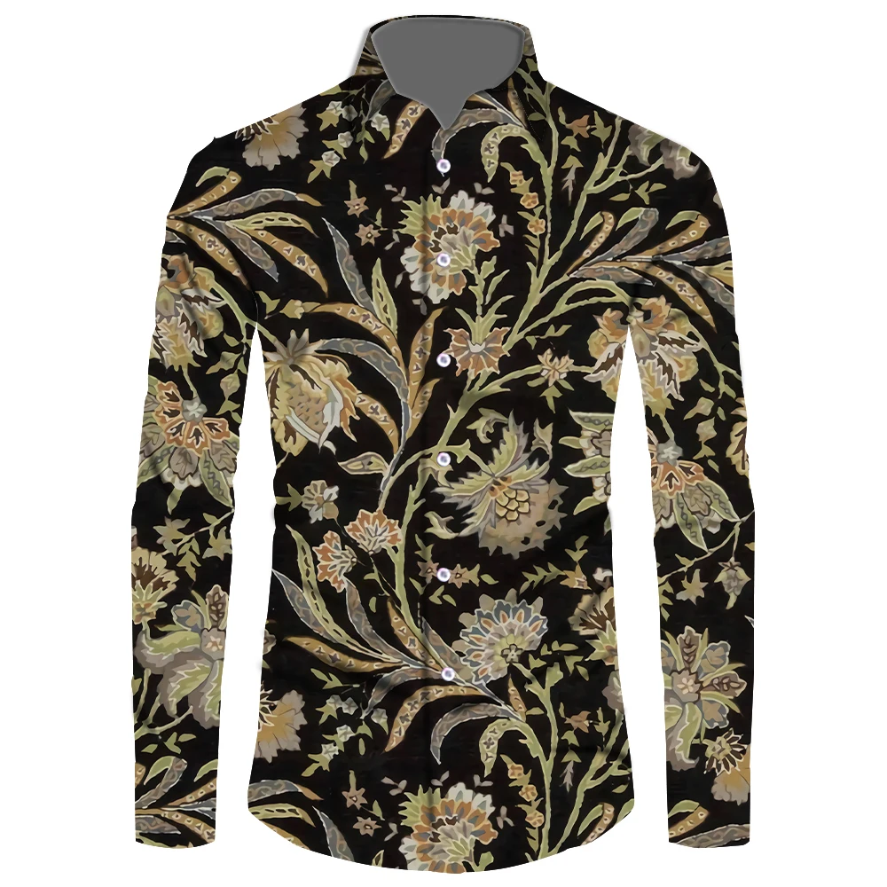 New-Luxury-Custom-Logo-Pattern-Image-Men-s-Shirts-Casual-Print-Long-100 ...