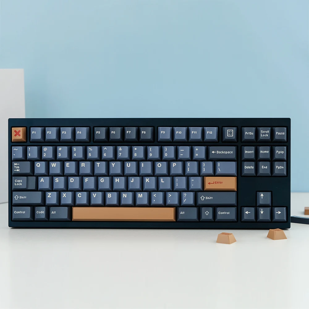 173 Keys Double Shot Cherry Profile Gmk Denim Keycap For Gmmk Pro Nj68 ...