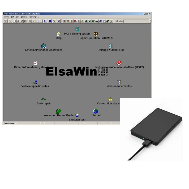 2021 Hot Sale Elsawin 6.0 Work For V-w For A-udi Auto Repair Software ...