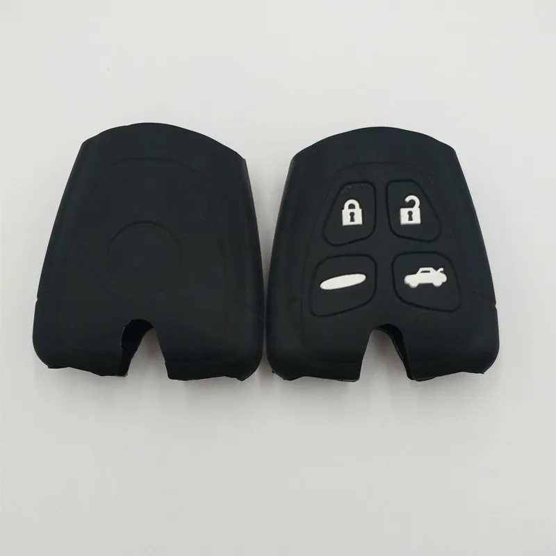 Silicone-Rubber-Car-Key-Cover-Case-Replacement-Fob-Protector-Key-Chain ...