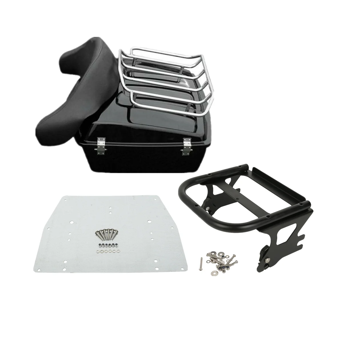 Motorcycle Chopped Pack Trunk For Harley Tour Pak Touring Road King ...
