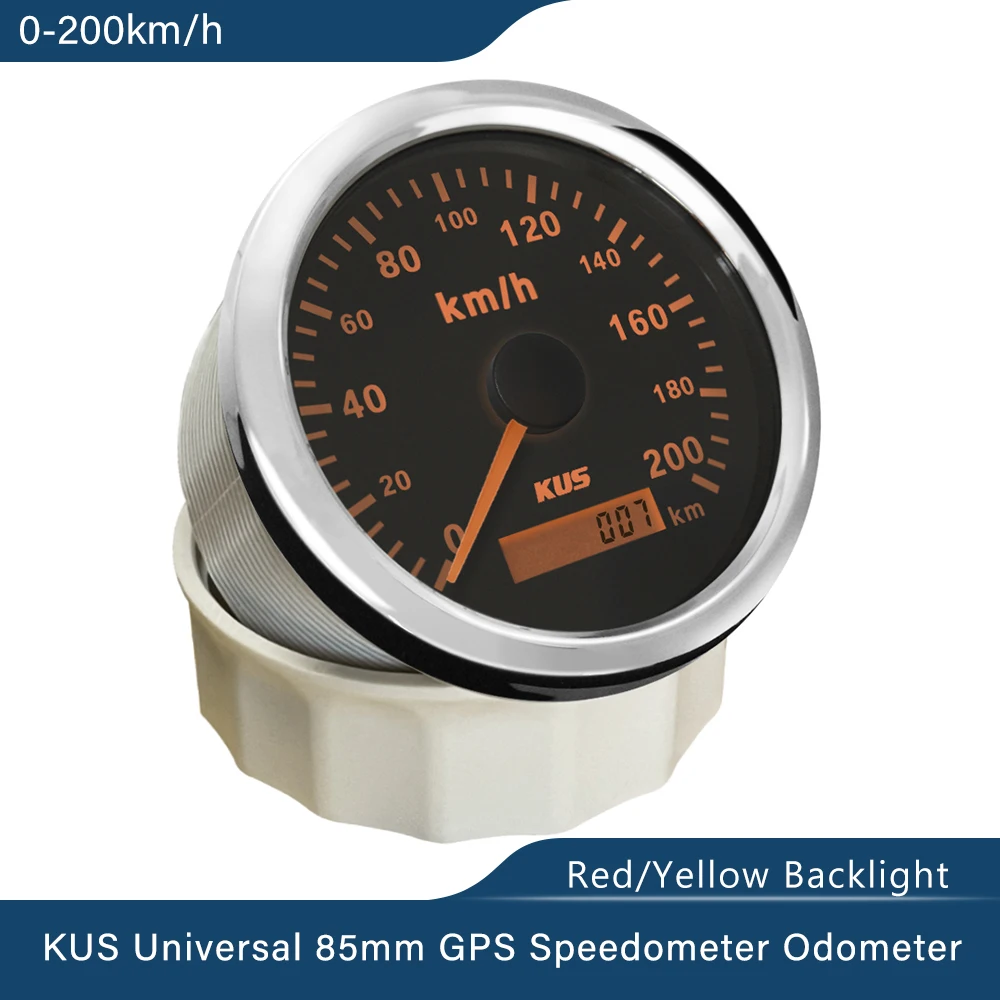 New KUS Universal 85mm GPS Speedometer Speedo 200km/h for Car Truck ...