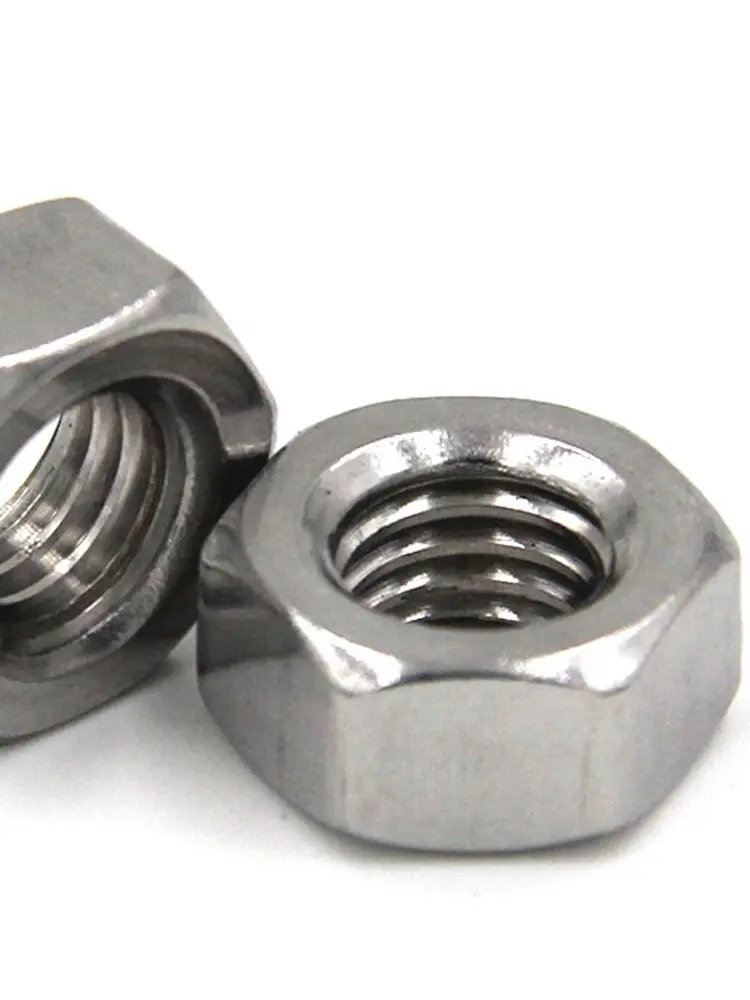 M4 DIN934 inox Stainless Steel A2 70 Hex Nuts , Metric,100pcs|hex nut ...