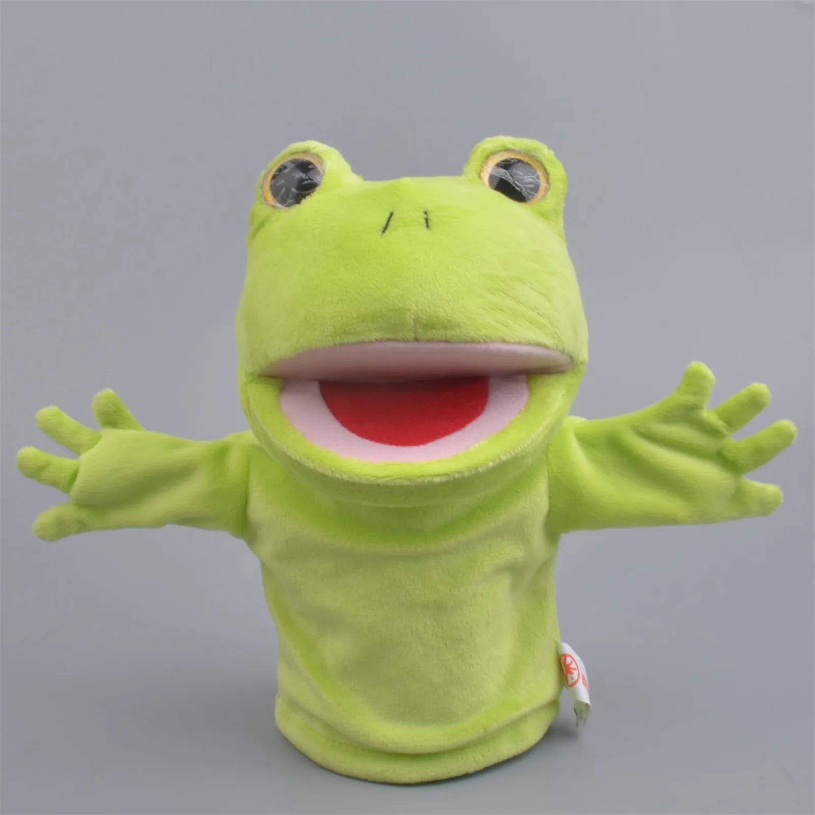 20cm Cute Frog Hand Puppet Baby Kids Child Educational Soft Doll Plush ...