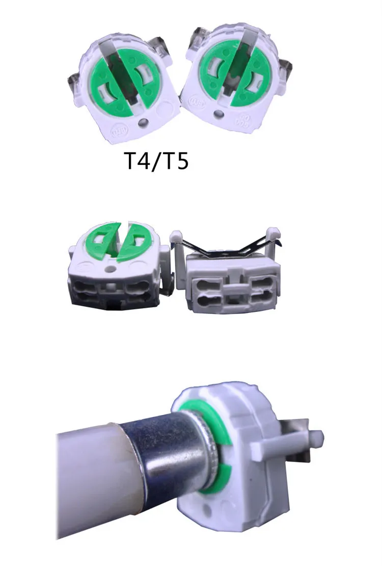 T8 G13 держатель лампы конвертер AC100-250V T4 T5 трубчатая база ...