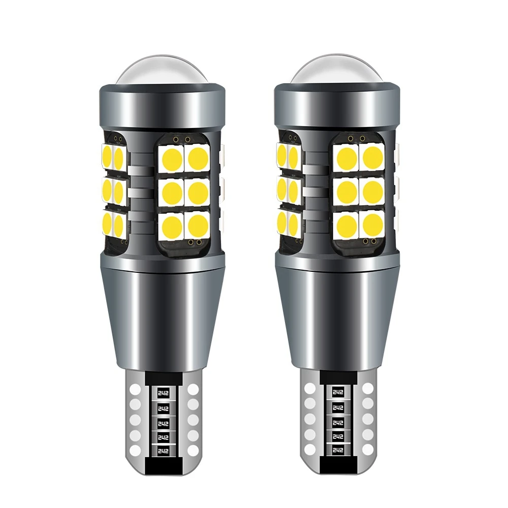 2PCS T15 W16W WY16W Super Bright 1600Lm LED Bulbs Canbus No Error Car ...