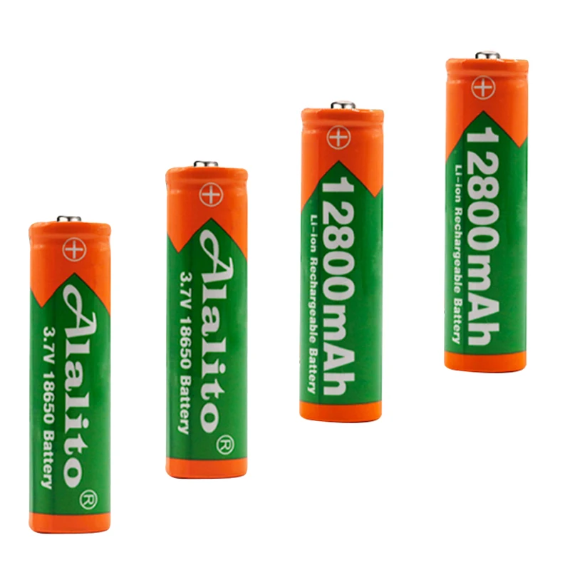 Оригинальная батарея 3,7 V 18650, литиевая батарея 12800 mah ...