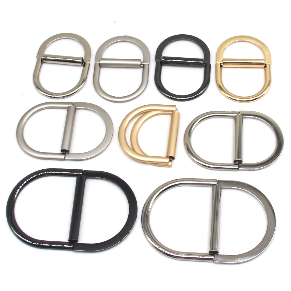 5pcs/lot Half-rings Multi-purpose Zinc Alloy Double D Ring Handmade Diy ...