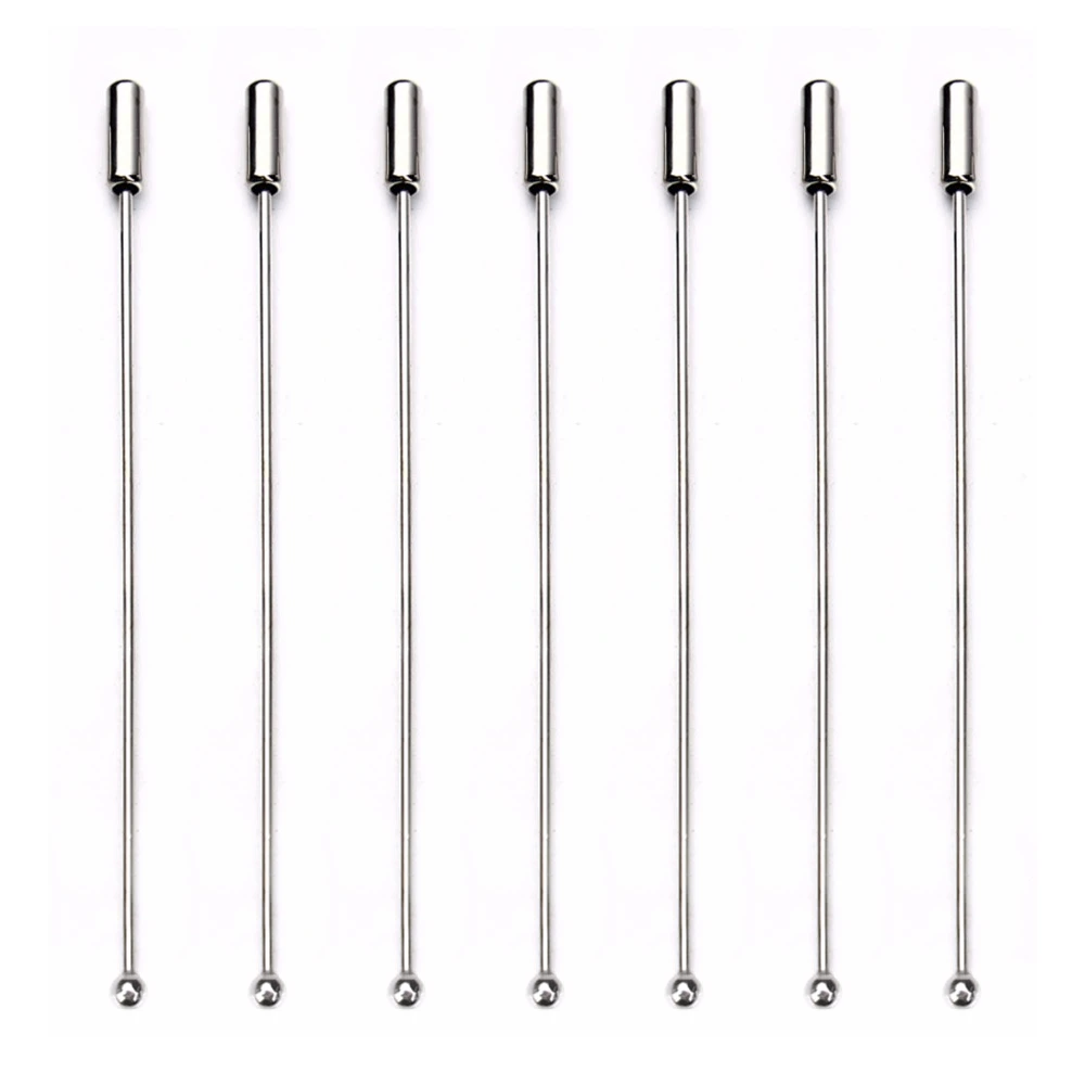 20pcs/lot 90mm Length Copper Hat Brooch Pins Diy With Stopper Safety ...