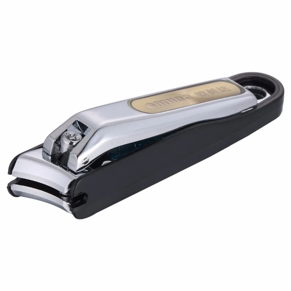1 PC Big Size Nail Clipper Stainless Steel Bevel Cut Manicure Ingrown ...