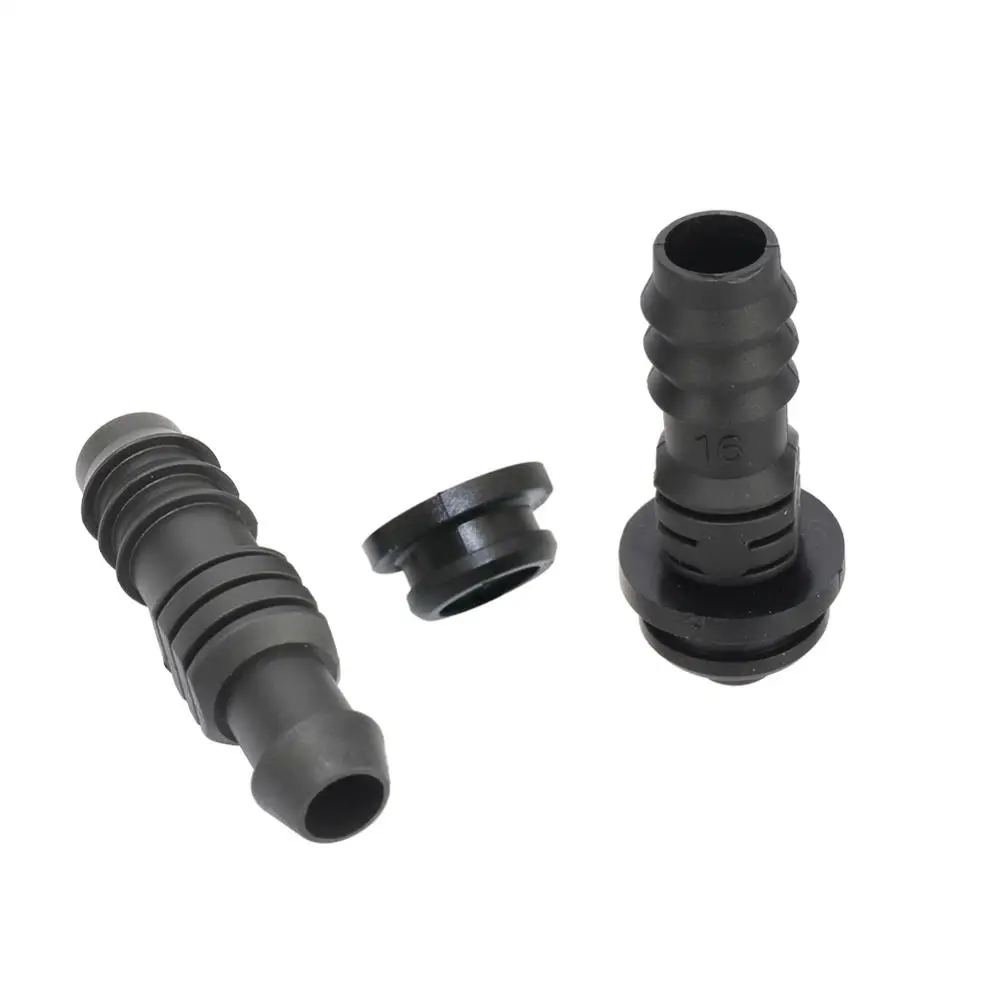 30-Pcs-12mm-to-16-mm-Barbed-Connector-With-Rubber-O-ring-Gasket-Garden ...