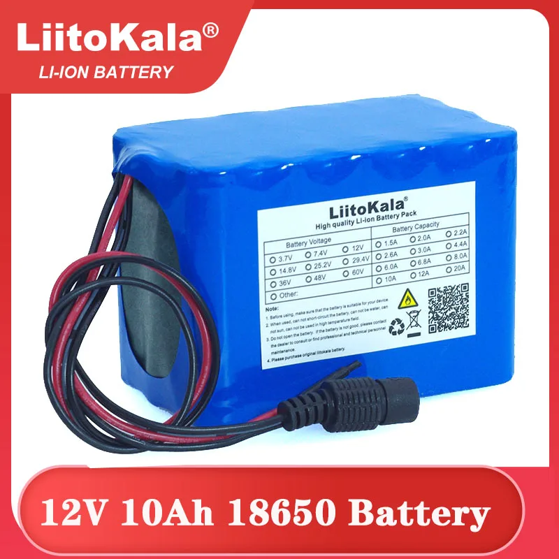 LiitoKala-100-New-Protection-Large-capacity-12-V-10Ah-18650-lithium ...