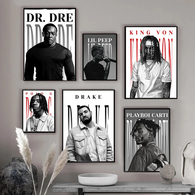 Drake Rapper Black And White