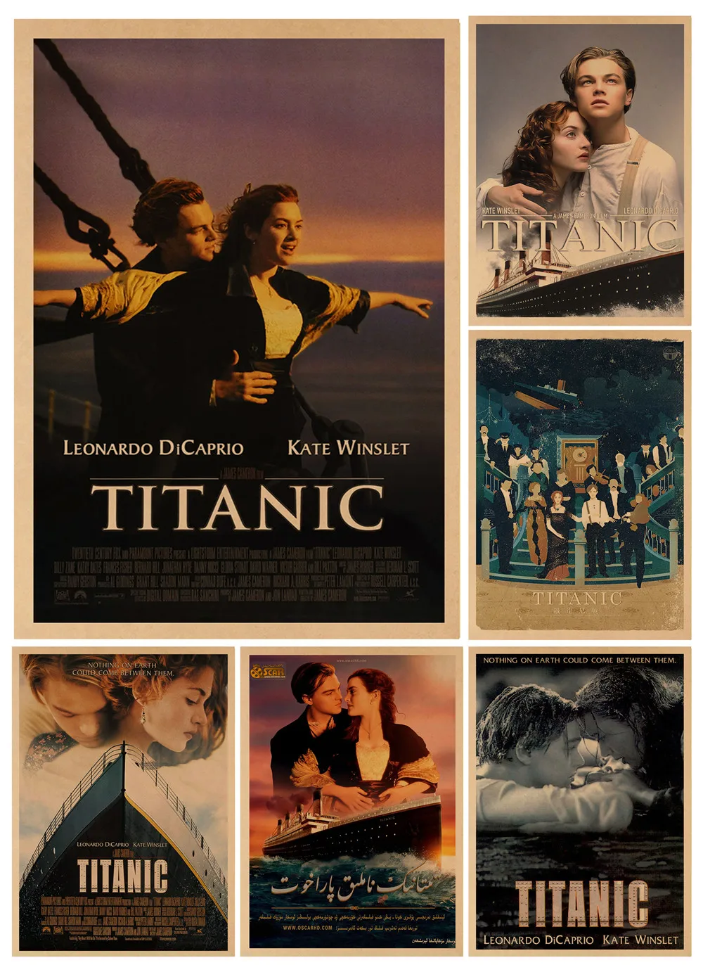 Iconic Romantic Movie Posters