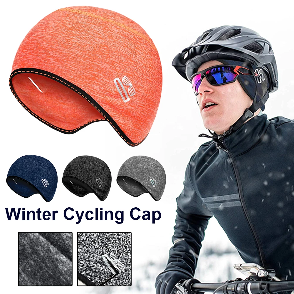 Winter Cycling Cap Windproof Thermal Ski Running Men's Hat Motorcycle ...