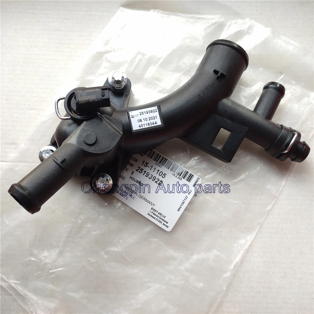 Engine Coolant Thermostat Housing Oem# 25193922 55565334 25192985 For ...