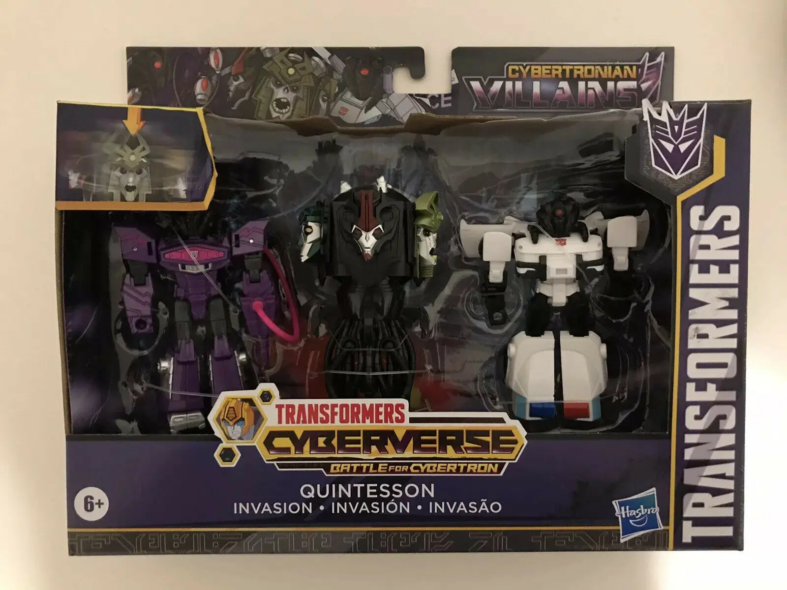Juguetes de transformación Cyberverse QUINTESSON, Batalla de invasión ...