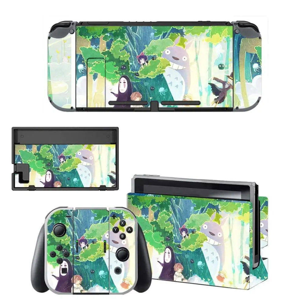 Studio Ghibli Anime Skin Sticker For Nintendo Switch Console And Joy ...