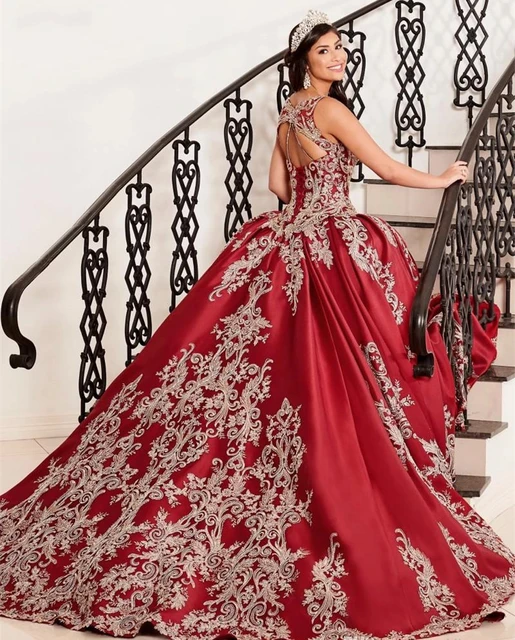 Red And Gold Masquerade Dresses