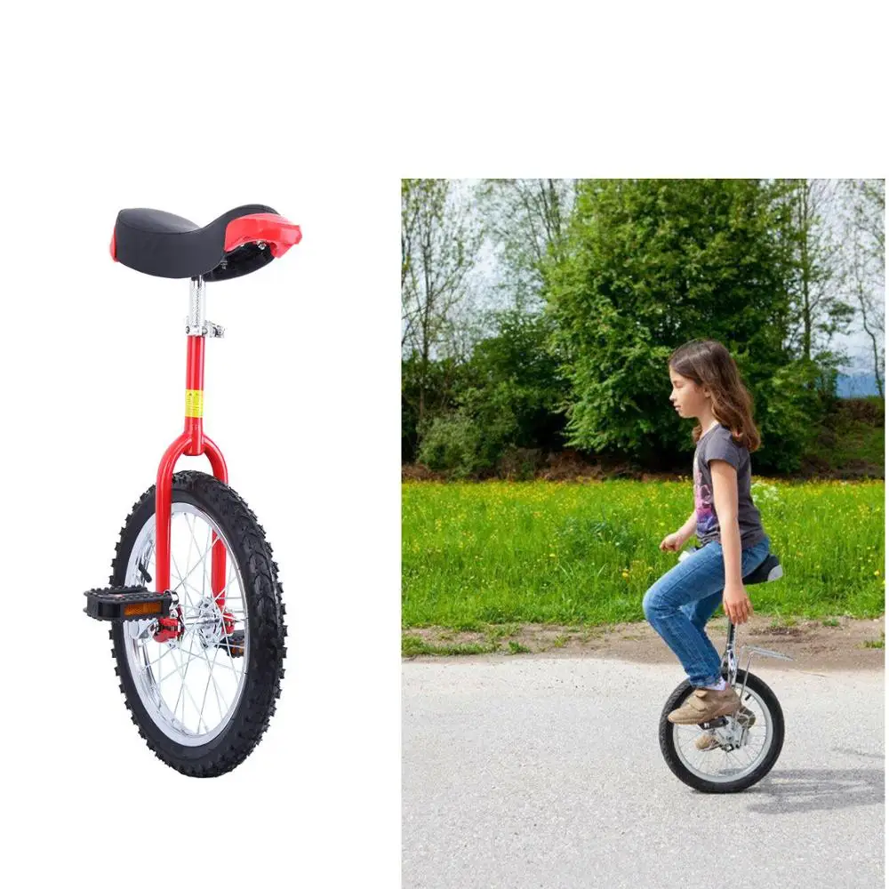 16 inch 20 inch Wheel Unicycle Uni Cycle Balance Exercise Fun Bike ...