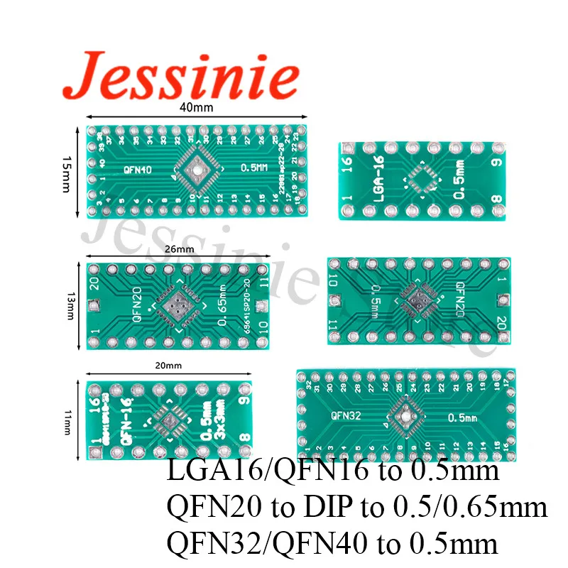 20pcs-QFN32-QFN40-QFN20-LGA16-QFN16-Adapter-Board-Converter-Plate ...