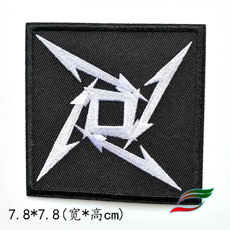 Adesivo bordado pano adesivos a219 cruz medalha chama chariot banda ...