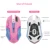 Rechargeable Wireless Mouse Silent Mouse Pink Luminous Dva Computer ...