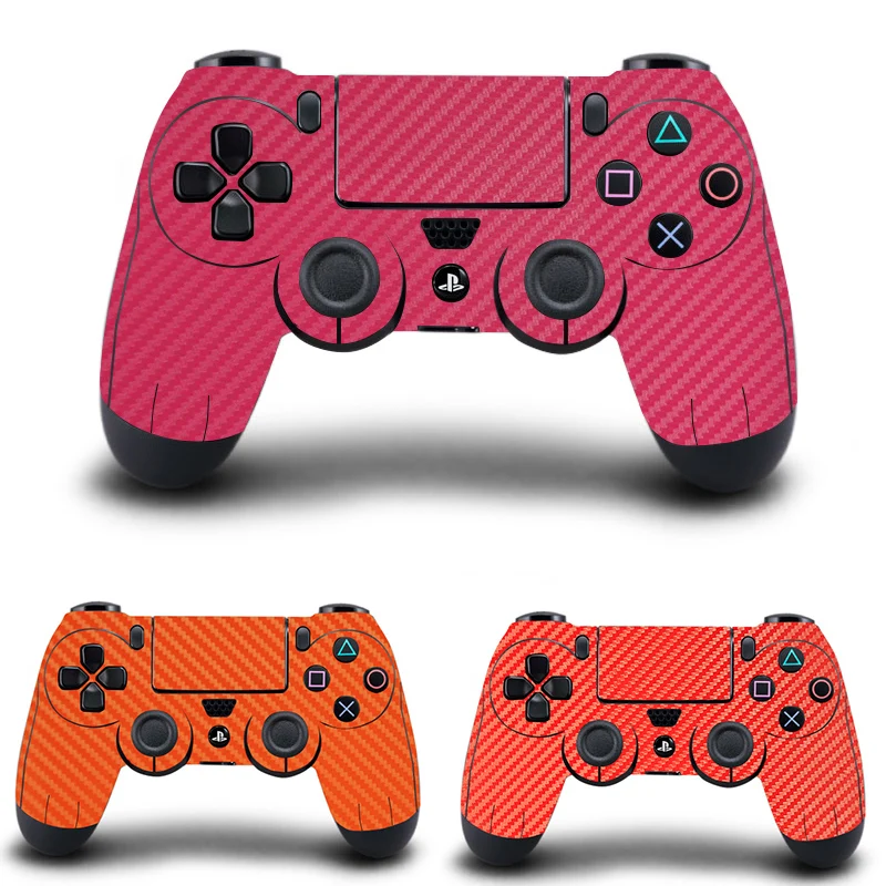 Carbon Fiber Skin Sticker for Sony PlayStation 4 DualShock 4 Controller ...