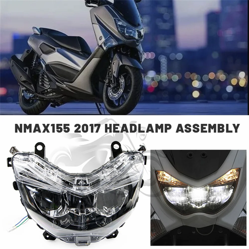 Fit-For-YAMAHA-2016-2019-NMAX155-NMAX125-Motorcycle-Front-Head-light ...
