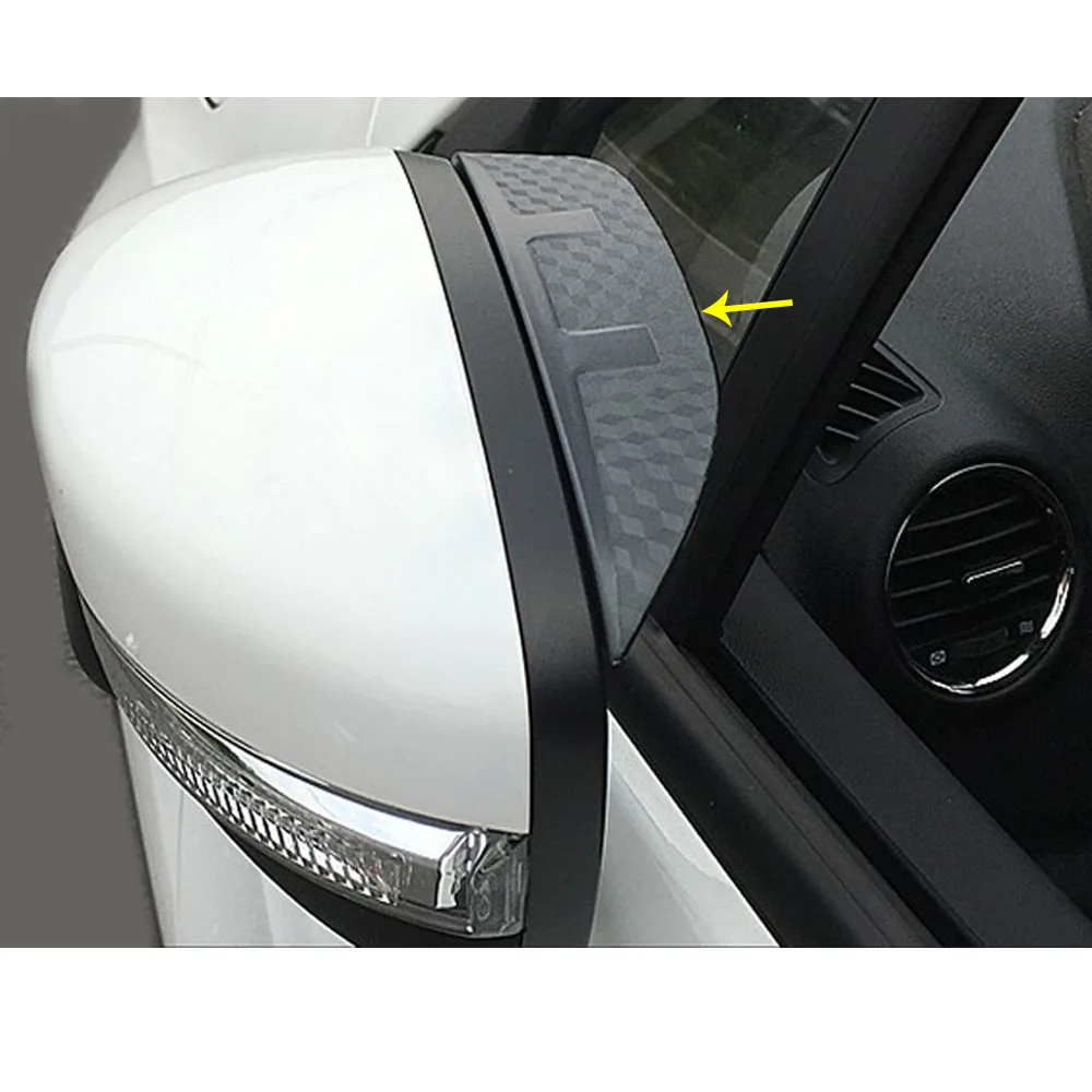 Car Stick Rear Rearview Glass Mirror Trim Rain Eyebrow Shield Sun Visor ...