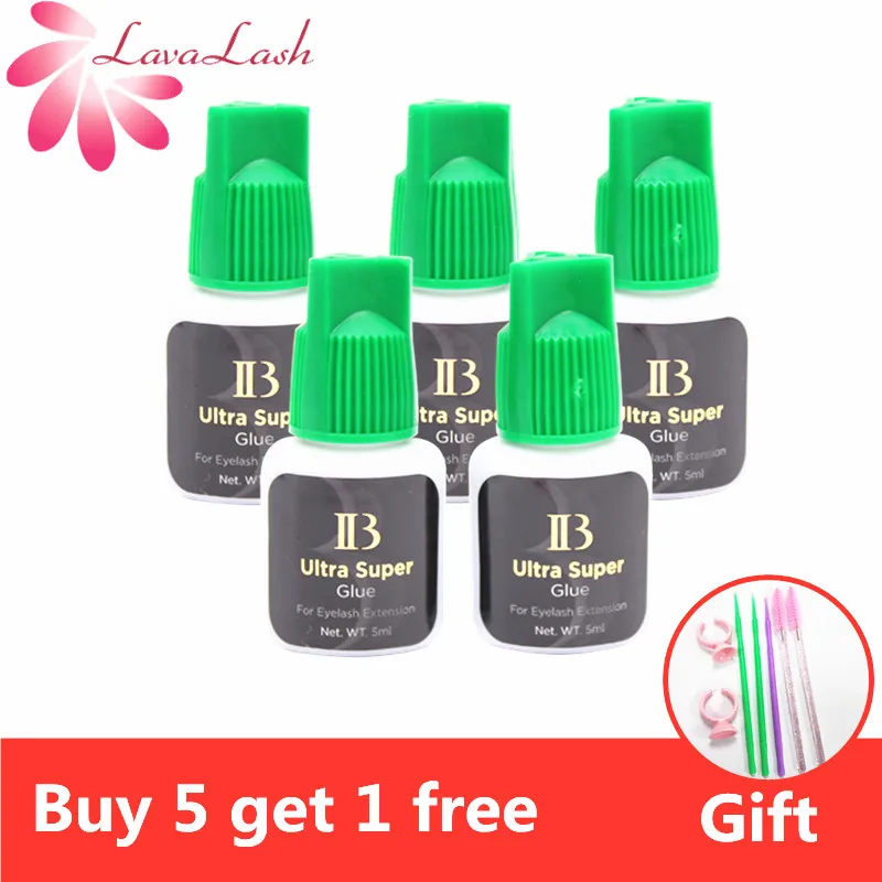 Pegamento para pestañas postizas IB, pegamento negro Ultra super para extensiones de pestañas ...