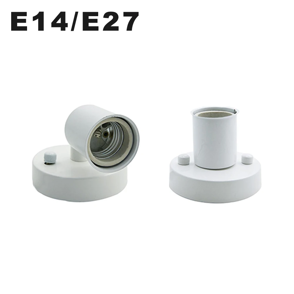 E27 Lamp Holder 180 Degree Steerable E14 Ceiling Plate Iron Pendant ...