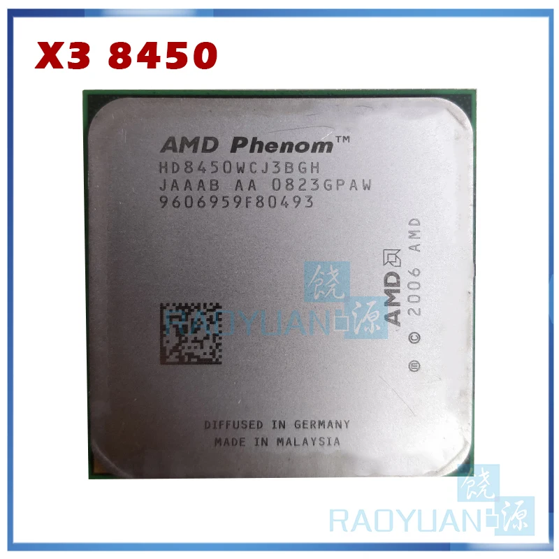 AMD Phenom X3 8450 Triple Core DeskTop 2,1 GHz CPU HD8450WCJ3BGH Buchse ...