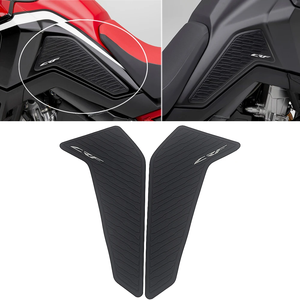 New Motorcycle Non-slip Side Fuel Tank Stickers Waterproof Pad Rubber ...