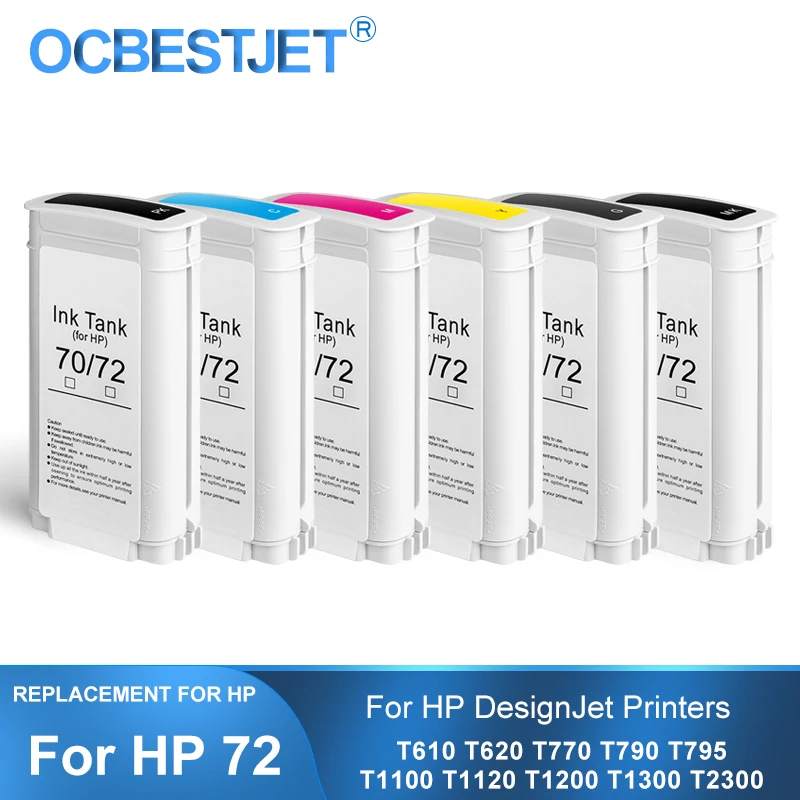 For-HP-72-Compatible-Ink-Cartridge-With-Pigment-Ink-For-HP-T790-T610 ...