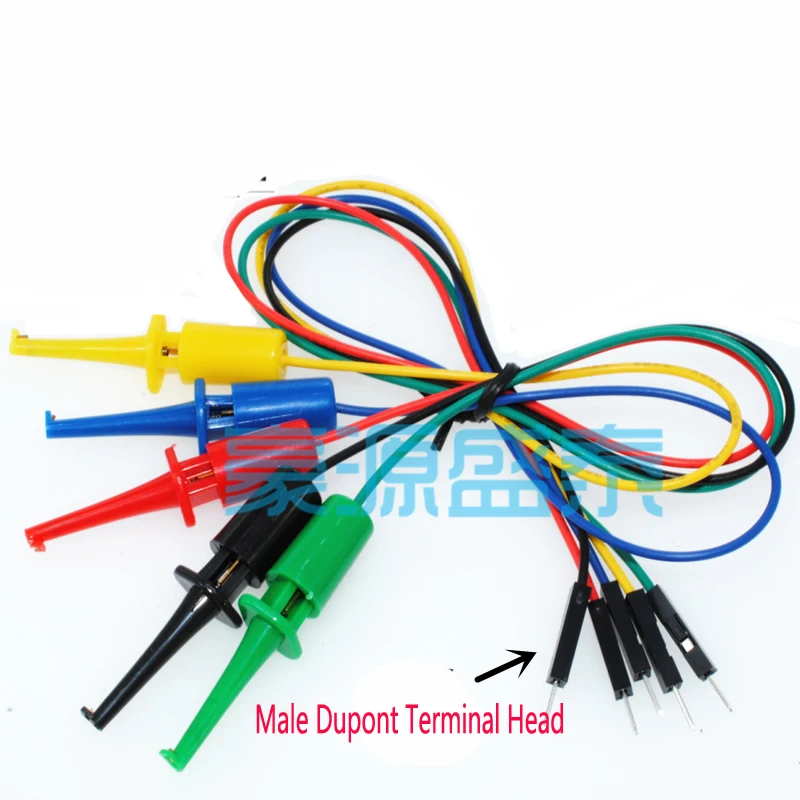 10PCS/Lot Test Hook To Male/Female Head DuPont Transistor Tester For ...