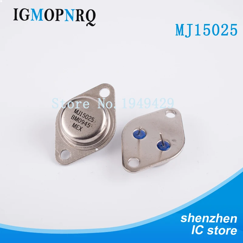 5pcs Mj15025 To-3 Mj15025g Transistor 16a 250v 250w New Ic - AliExpress