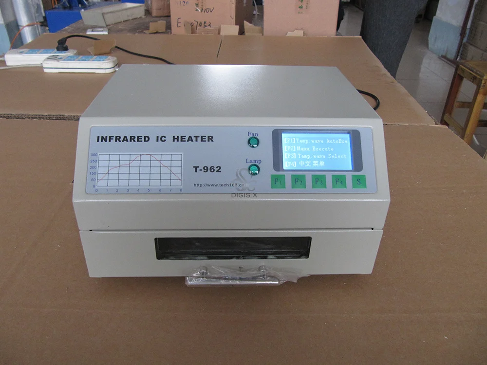 Free shipping T-962 Infrared IC Heater T962 Reflow Solder Oven BGA SMD ...