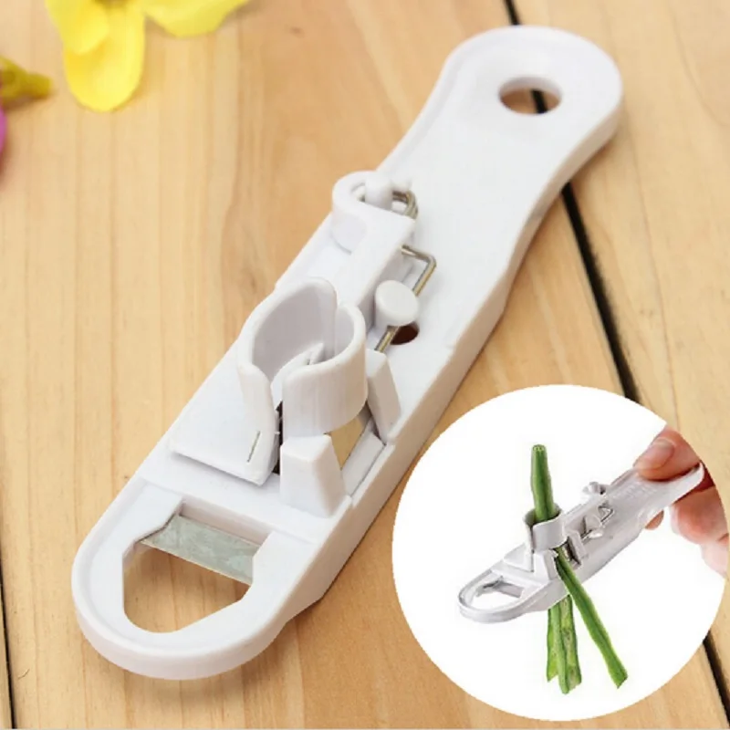 Green-Bean-Slicer-Cutter-Cut-Fruit-Vegetable-Stringer-Peeler-Remover ...