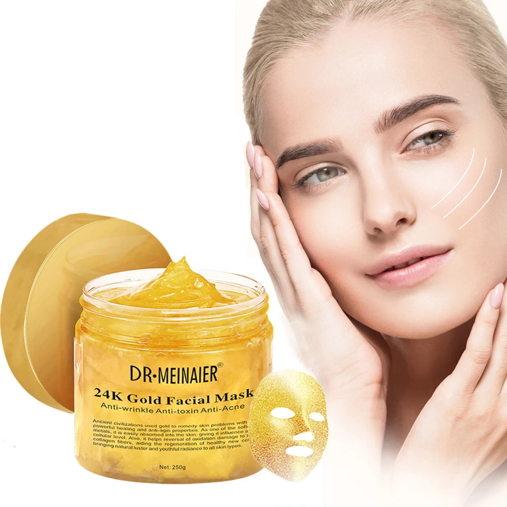 250g Golden Collagen Sleep Mask Anti Aging Anti-wrinkle Moisturizing ...