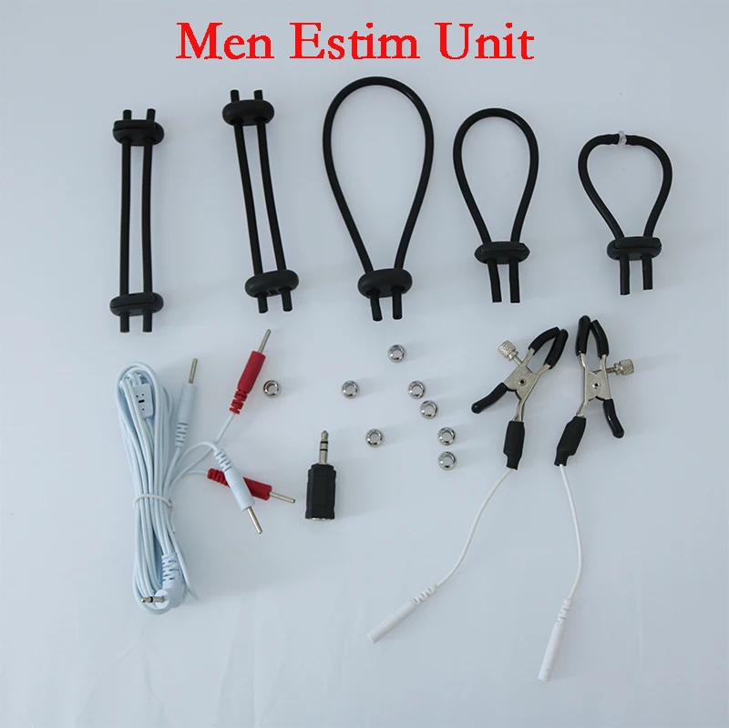 Male-E-stim-Accessories-Set-Electrosex-Gear-Electrode-Men-Electro-Sex ...