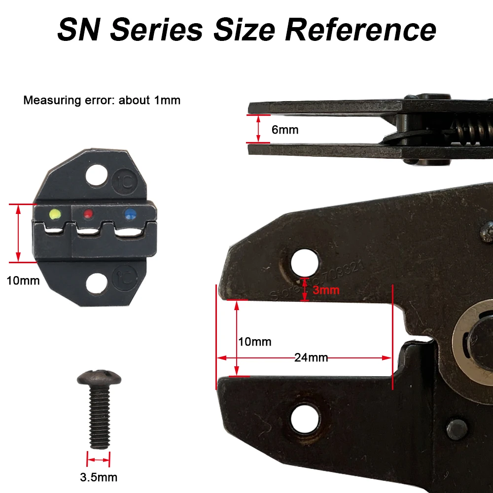 Pince outil,Pinces à sertir dupont, bornes Non isolées, SN 48B 28B, 2,54-XH2.54-2.8-4.8-6.3-VH3 ...