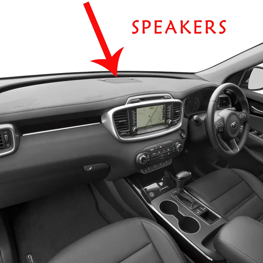 Zubehor Auto styling Wildleder Leder Dashmat Dashboard Abdeckung Dash Matte Teppich Kia Sorento UM Prime 2015 2016 2017 2018 2019 2020