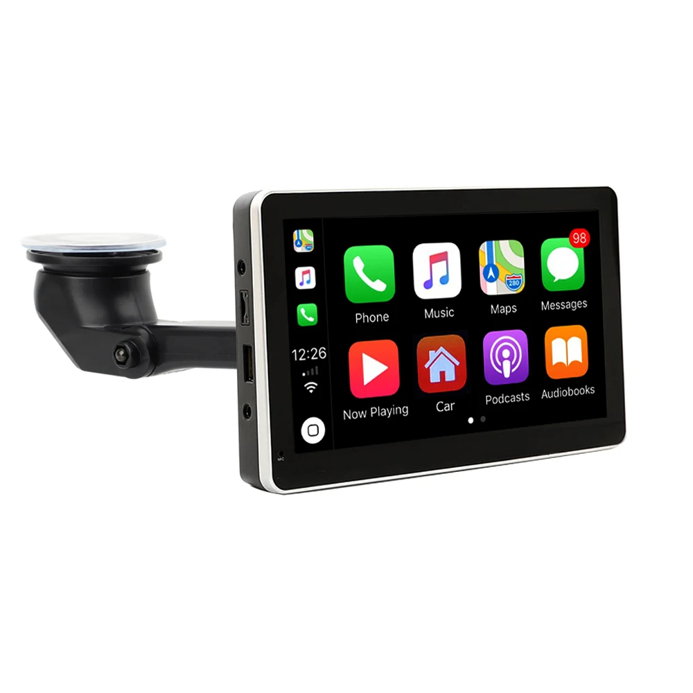 7 인치 자동차 휴대용 무선 애플 카플레이 유선 안드로이드 자동 멀티미디어 블루투스 네비게이션 시스템, 르노 오펠 볼보|자동차 ...