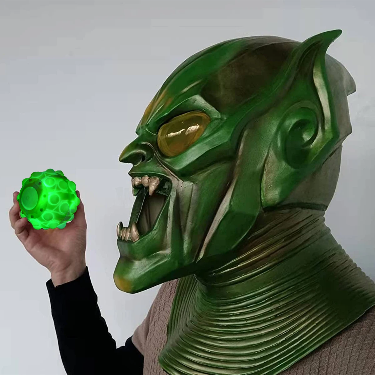 Green Goblin Spiderman Movie Pumpkin