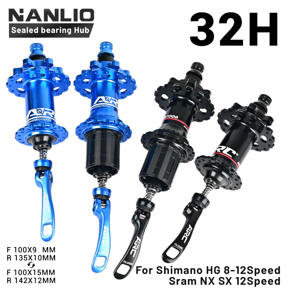 ARC 32H Disc Hub Mountain Bike Wheel Hub Front 9x100 15x100 Rear 10x135 ...