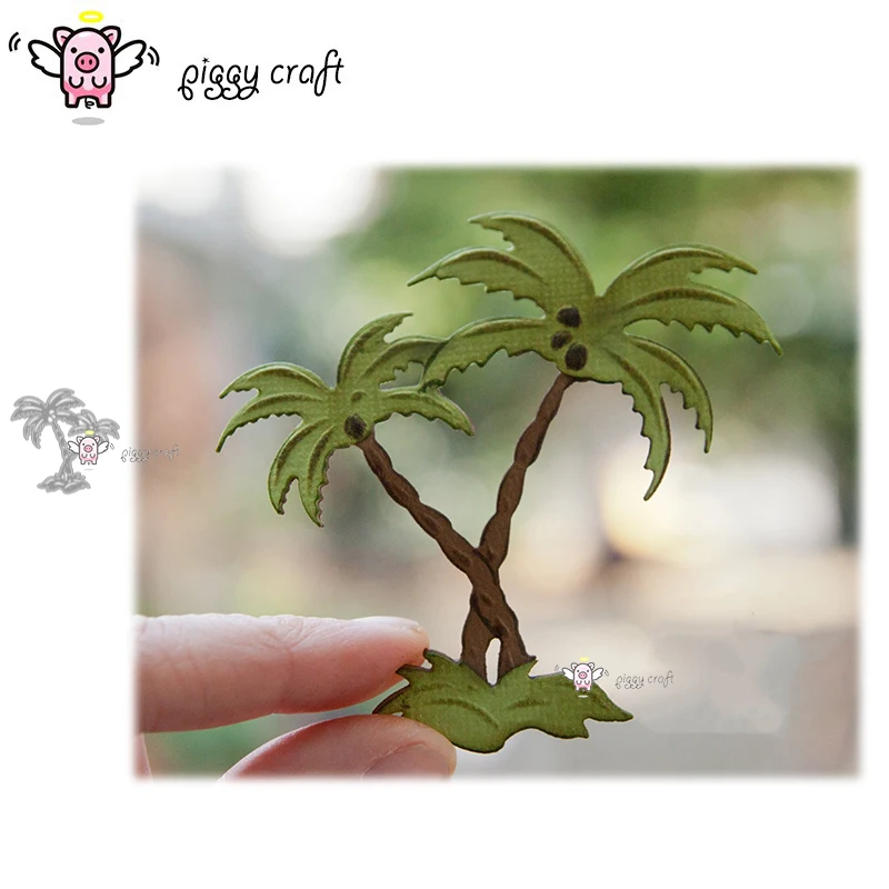 Piggy-Craft-metal-cutting-dies-cut-die-mold-Coconut-tree-decoration ...