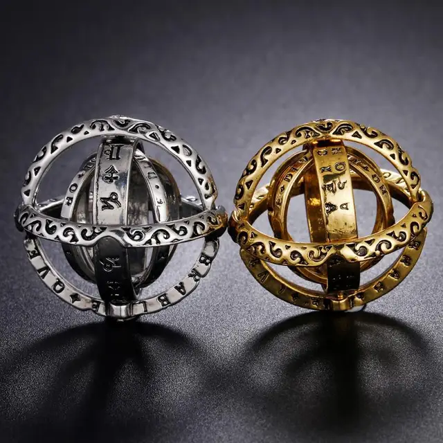 Vintage Astronomical Sphere Ball Ring Foldable Open Rotating Cosmic ...